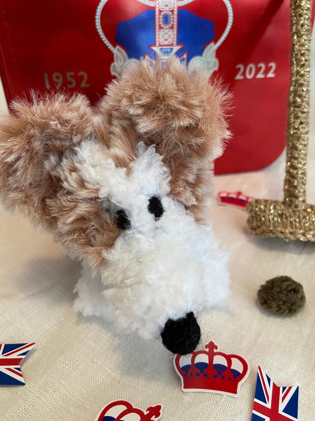 Royal Corgi With Royal Poop Scoop Knitting Pattern - Digital Download ...