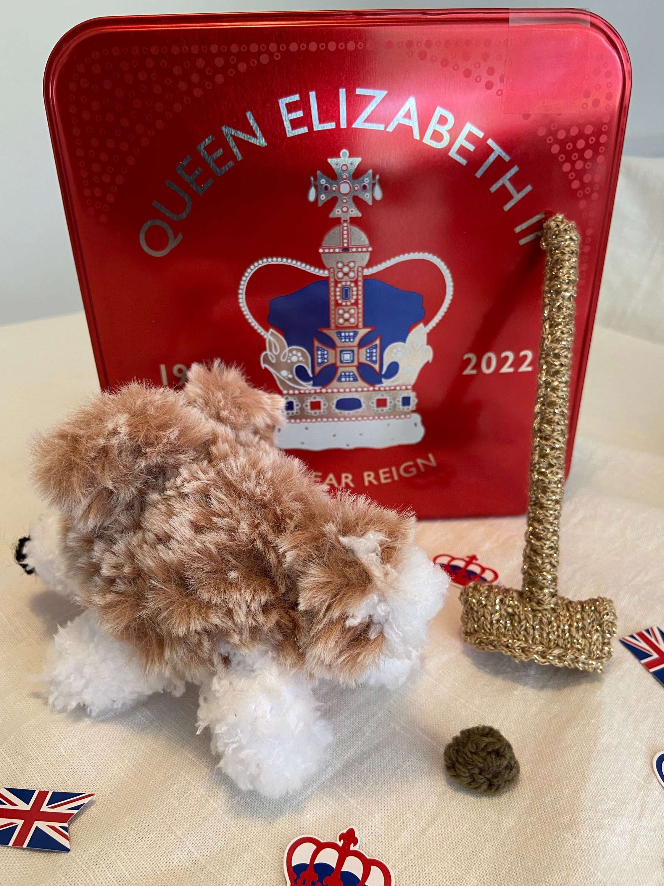 Royal Corgi With Royal Poop Scoop Knitting Pattern - Digital Download ...