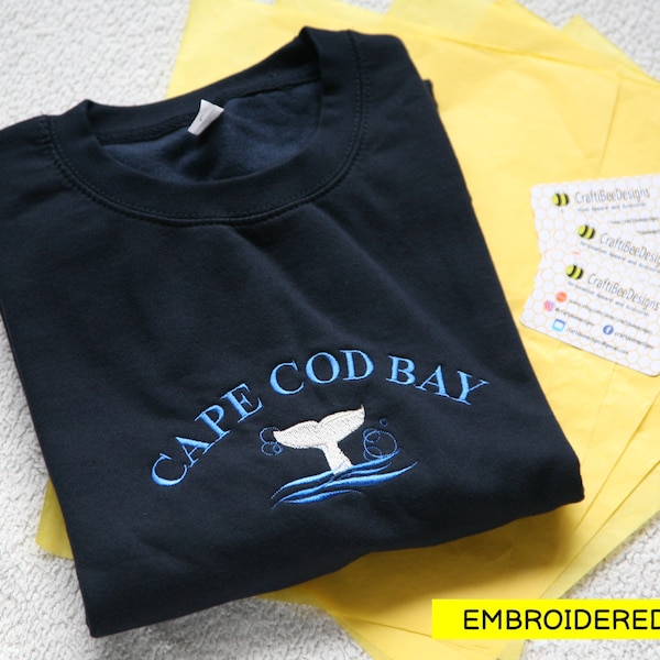 Womens Cape Cod Embroidered Sweater - Etsy