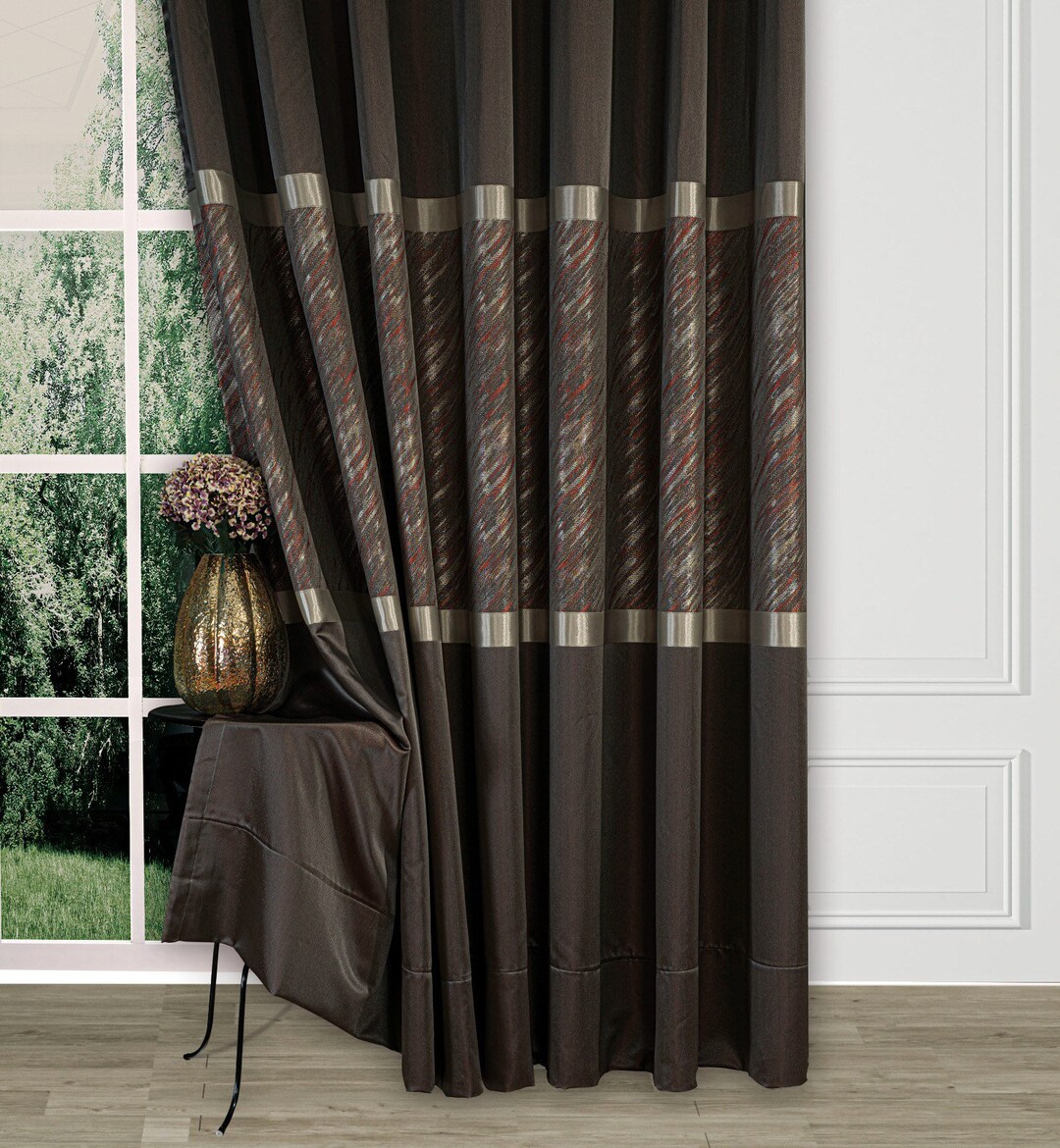 Luxury Custom Curtains With Three Header Options Grommet, Rod Pocket or ...