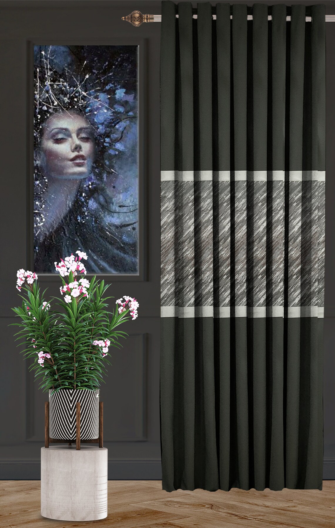 Luxury Custom Curtains With Three Header Options Grommet, Rod Pocket or ...