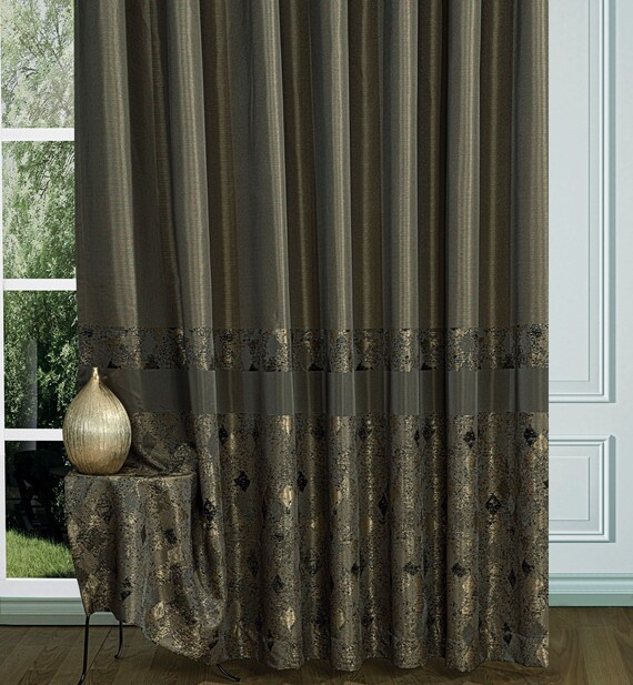 Luxury Custom Curtains in 6 Color Designs With 3 Header - Etsy