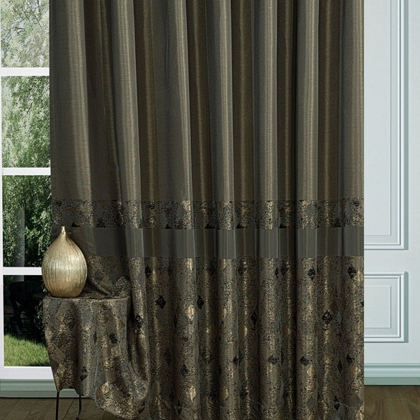 Rod Pocket Curtains With Header - Etsy