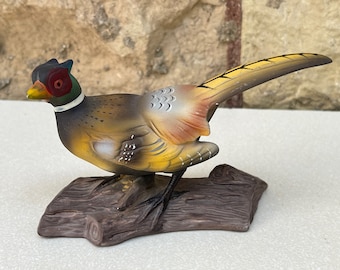 Ceramic Pheasant Figurine - Etsy