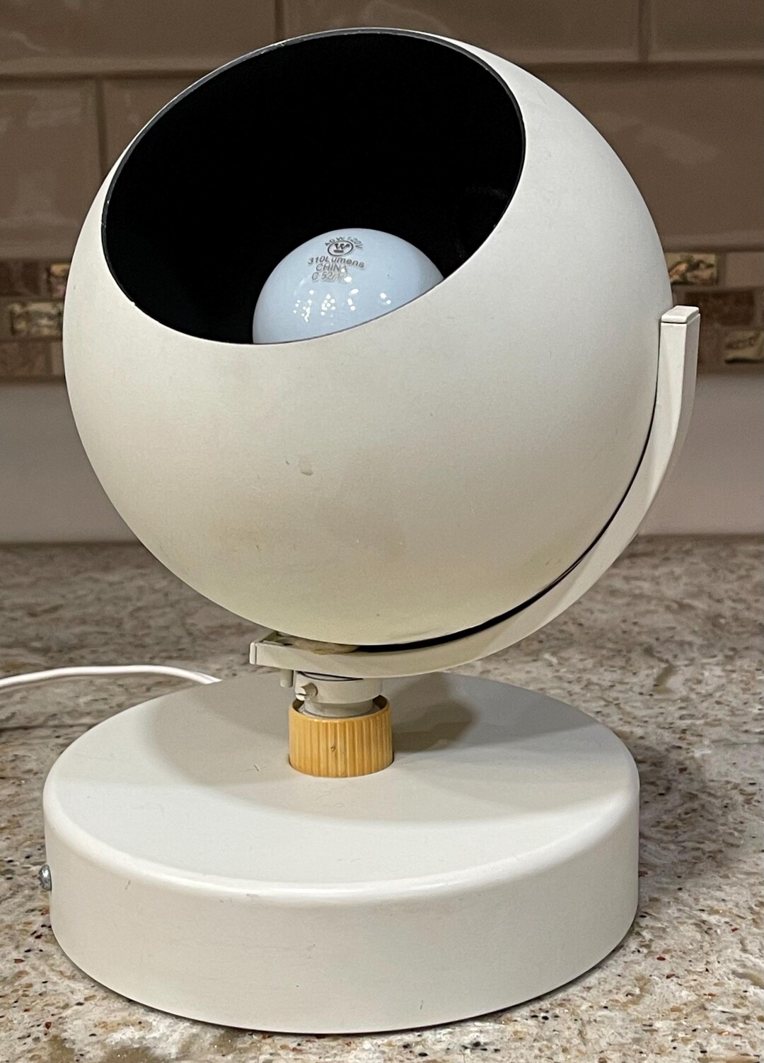 EYEBALL SWIVEL Head Tabletop Lamp; MCM Cosmic Eyeball Table Lamp in ...