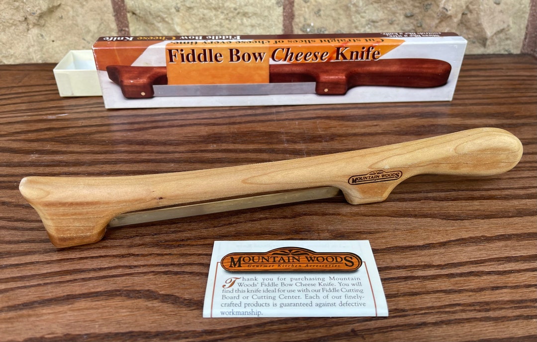 Mountain Woods Fiddle Bow Cheese Knife | Country Bow Saw | Handcrafted ...
