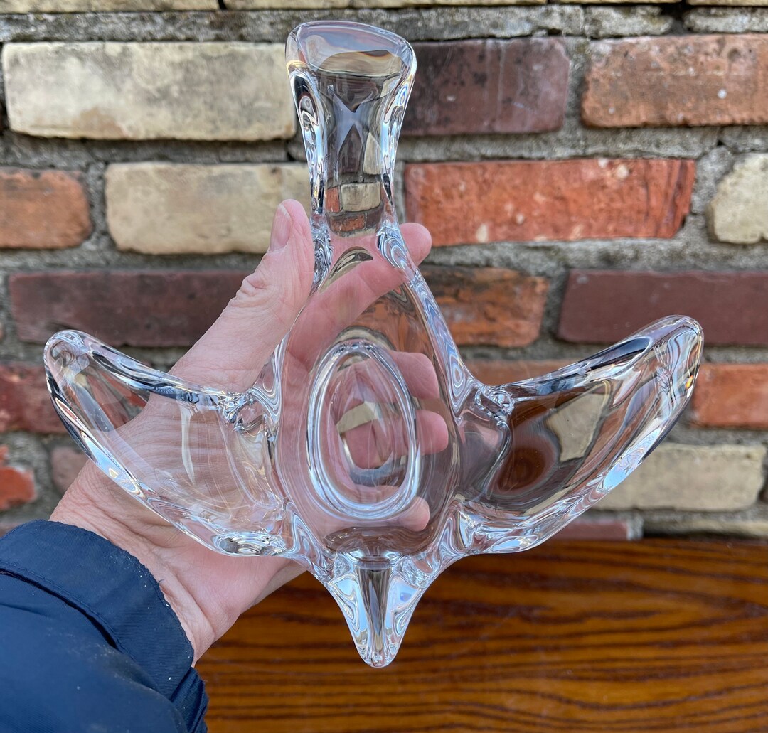 DOVE Crystal Peace Dove Glass Bird, Wedding Dove Candle Holder, Bird ...