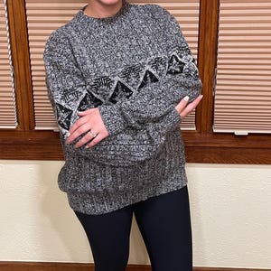 SUPERMARKET SWEEP Sweater of the 80s; David Ruprecht Funky Sweater ...