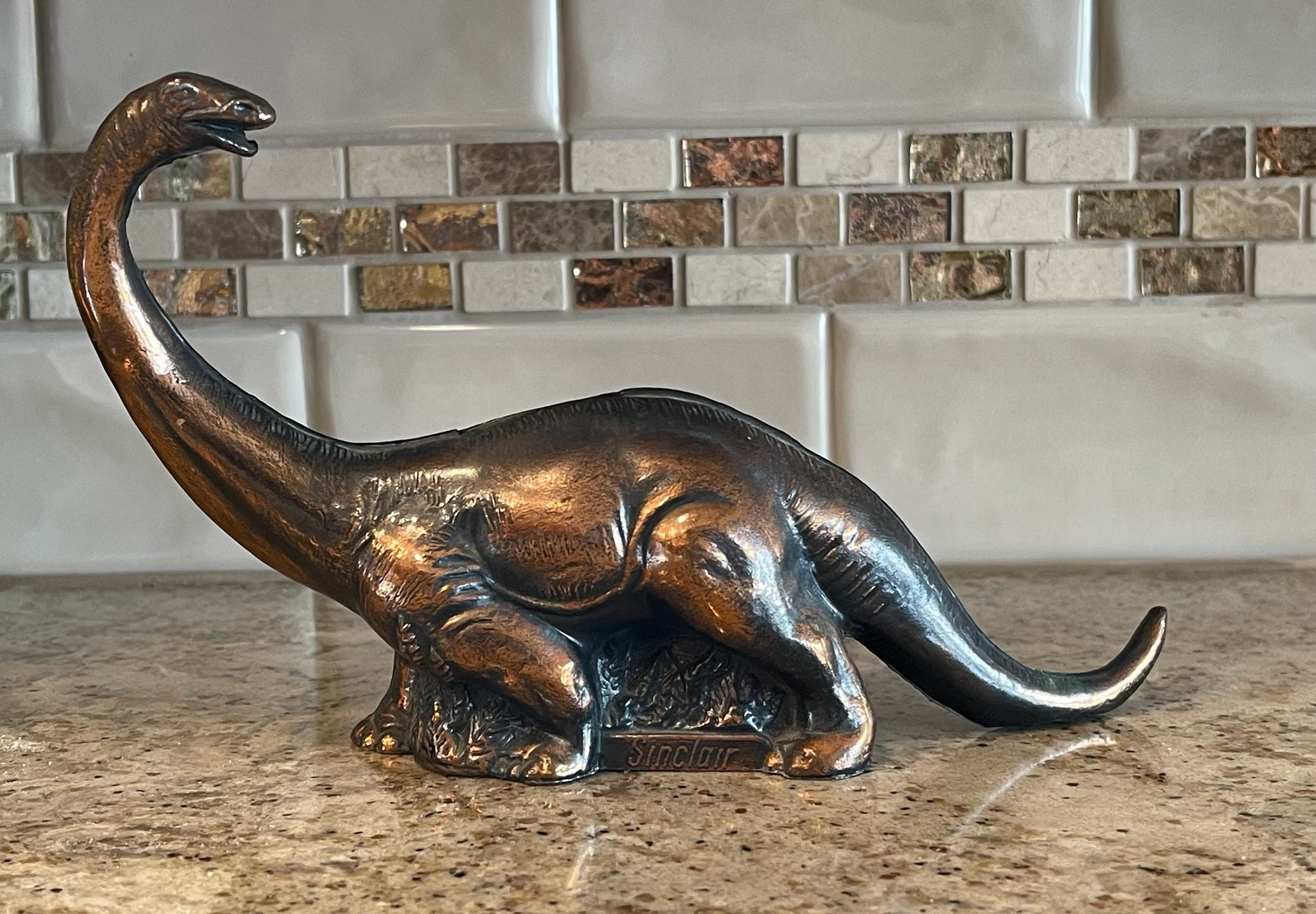 Sinclair Dinosaur Bank Brontosaurus Copper Bank Old Gas - Etsy