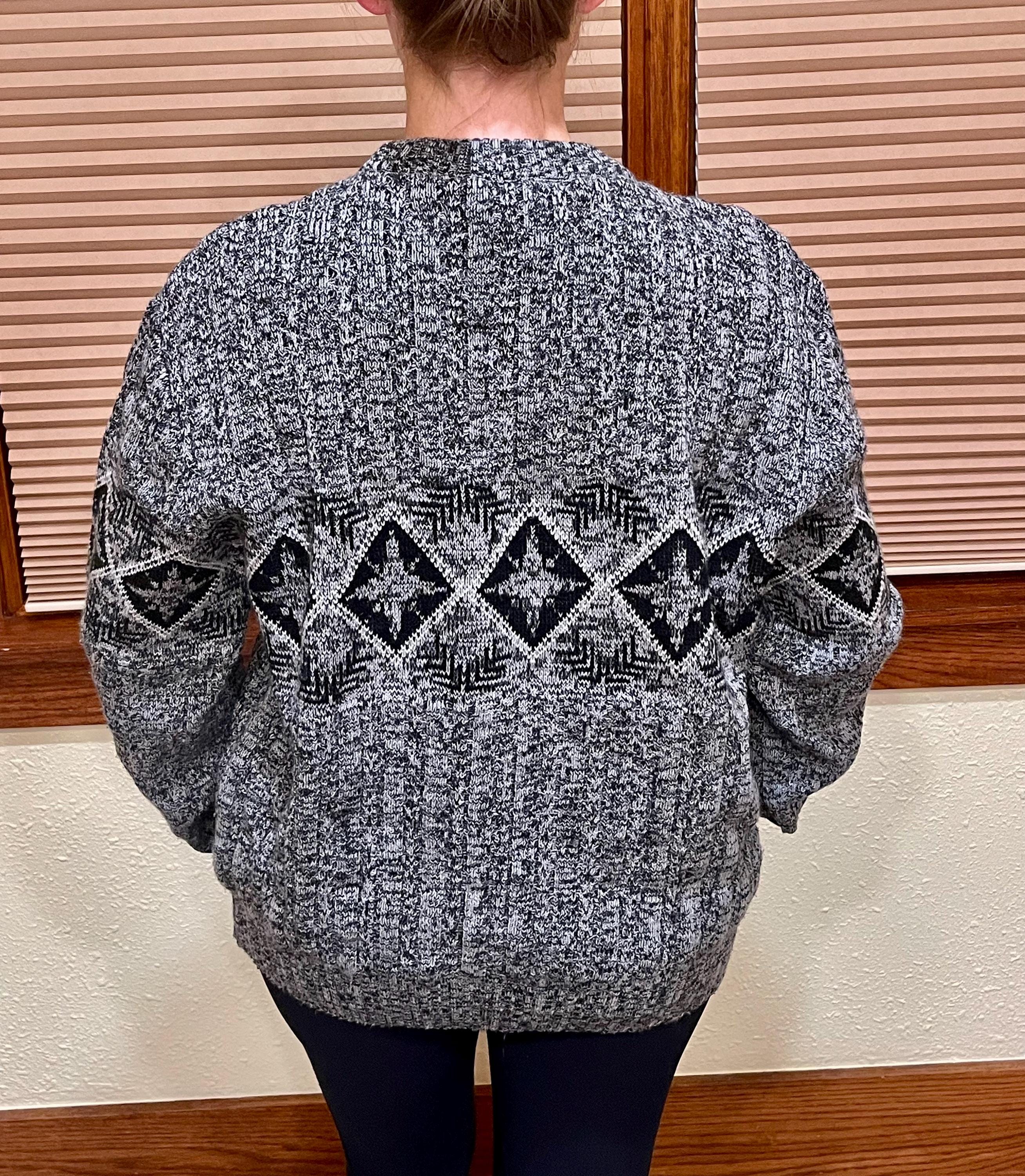 SUPERMARKET SWEEP Sweater of the 80s; David Ruprecht Funky Sweater ...