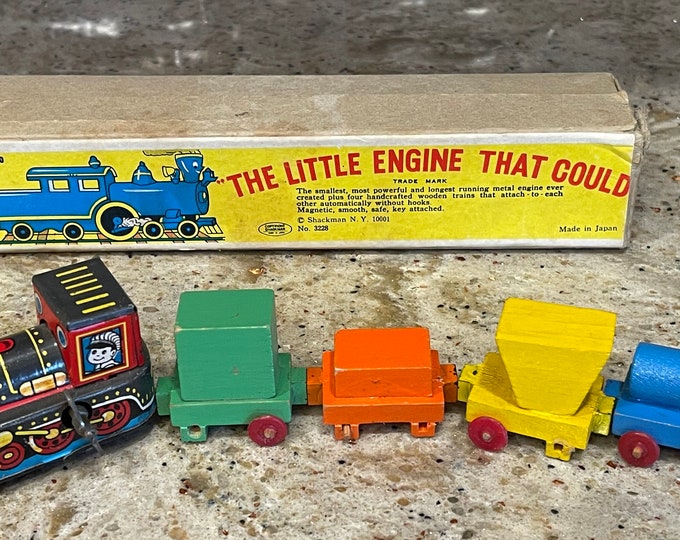 The Little Engine That Could Small Train Set Original Yellow Box and ...