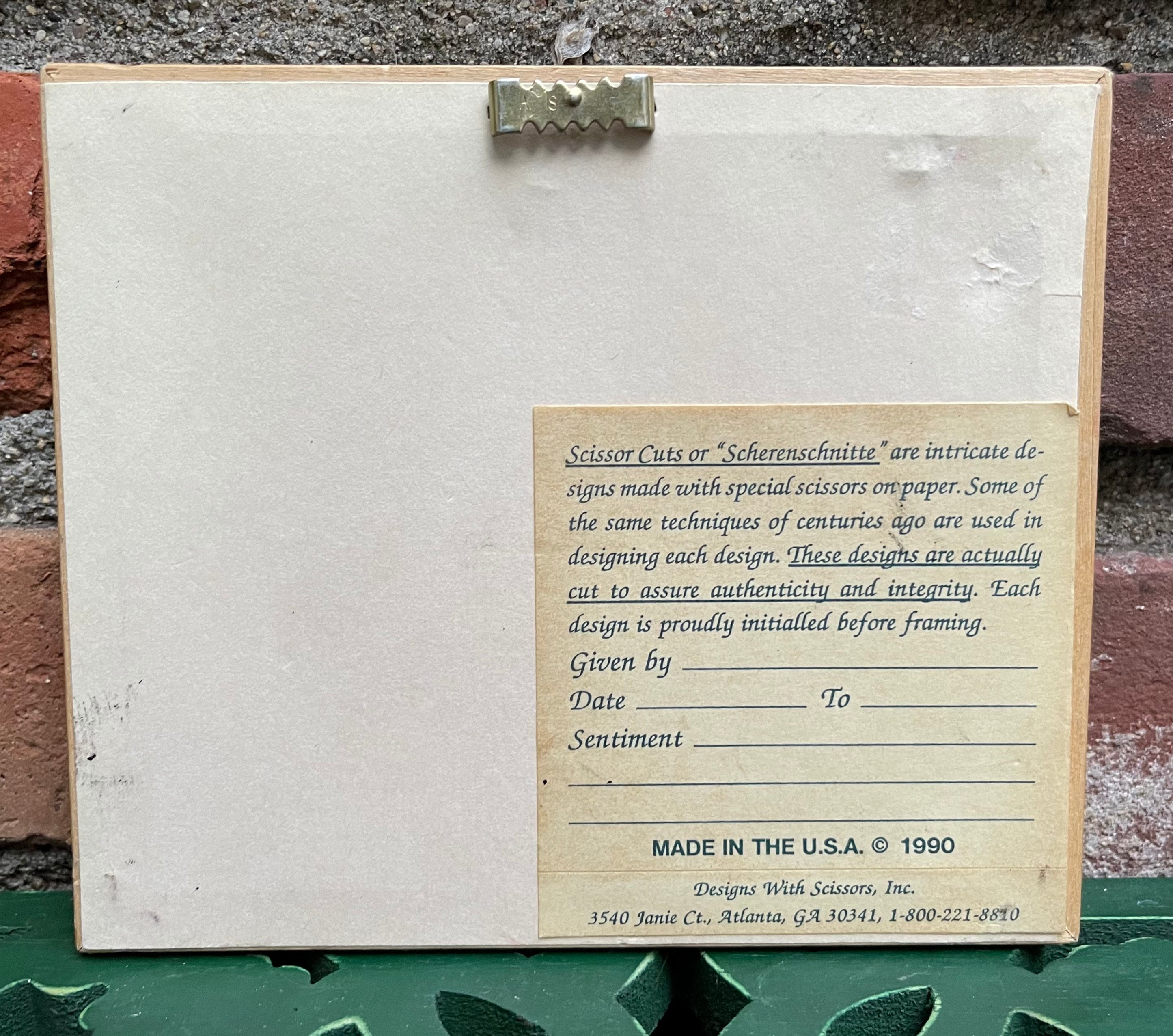 Scherenschnitte Scissors