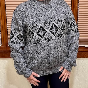 SUPERMARKET SWEEP Sweater of the 80s; David Ruprecht Funky Sweater ...