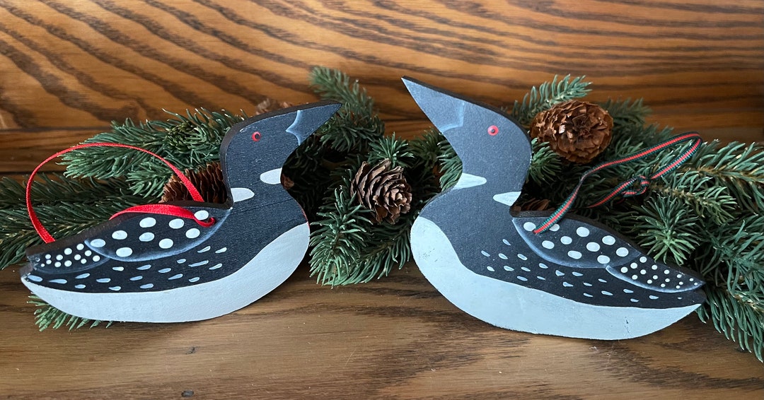 Loons Decorations | Minnesota State Bird Loon | Painted Loon Tree ...