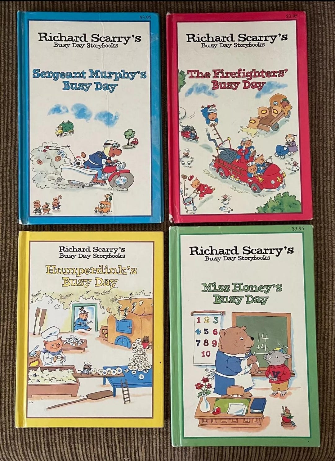 RICHARD SCARRY Busy Day Neighbors; Published 1997; Favorite Children's ...