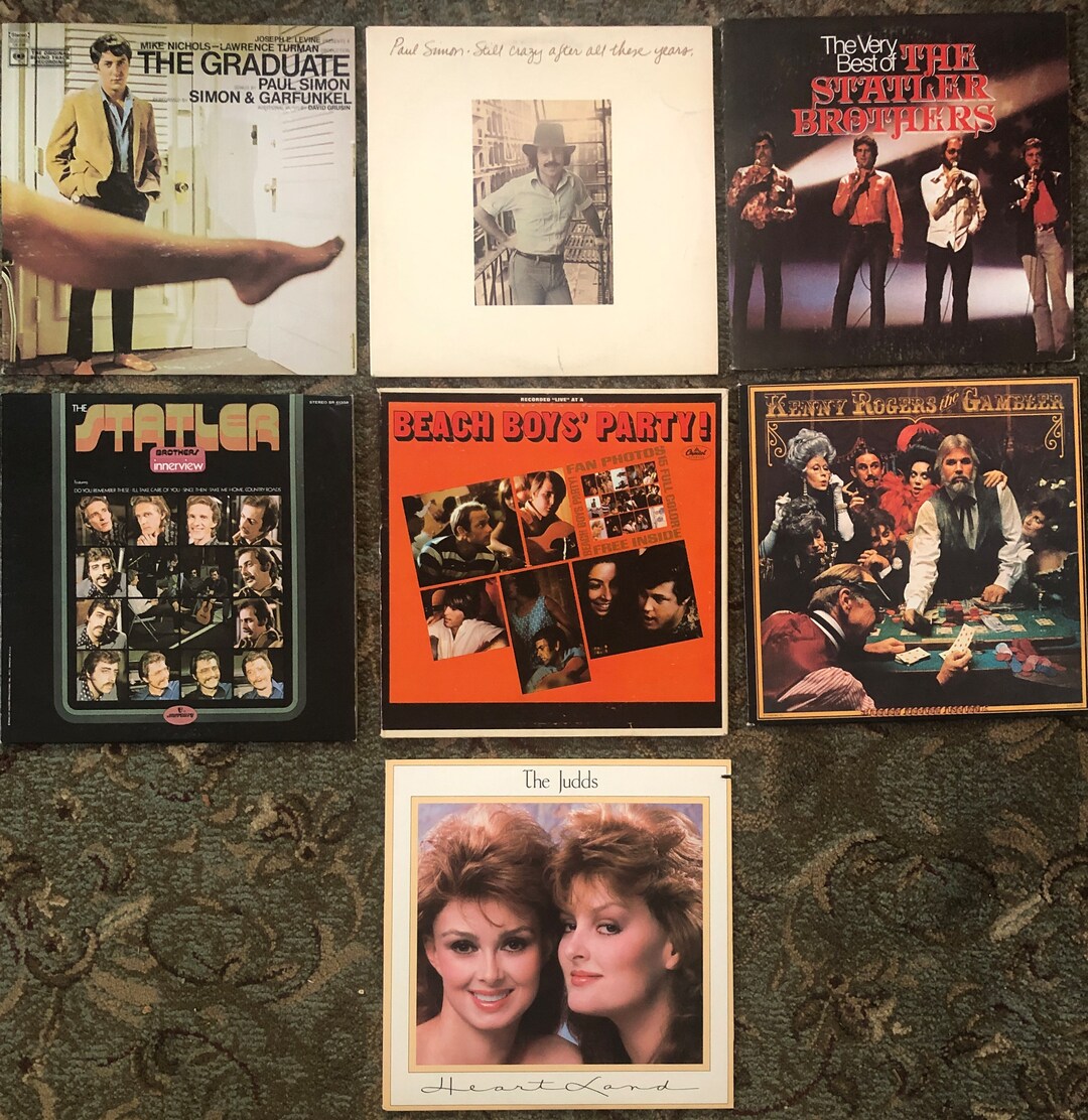 Vinyl Album Covers | 1970s and 1980s Long Play Record Album Sleeve ...