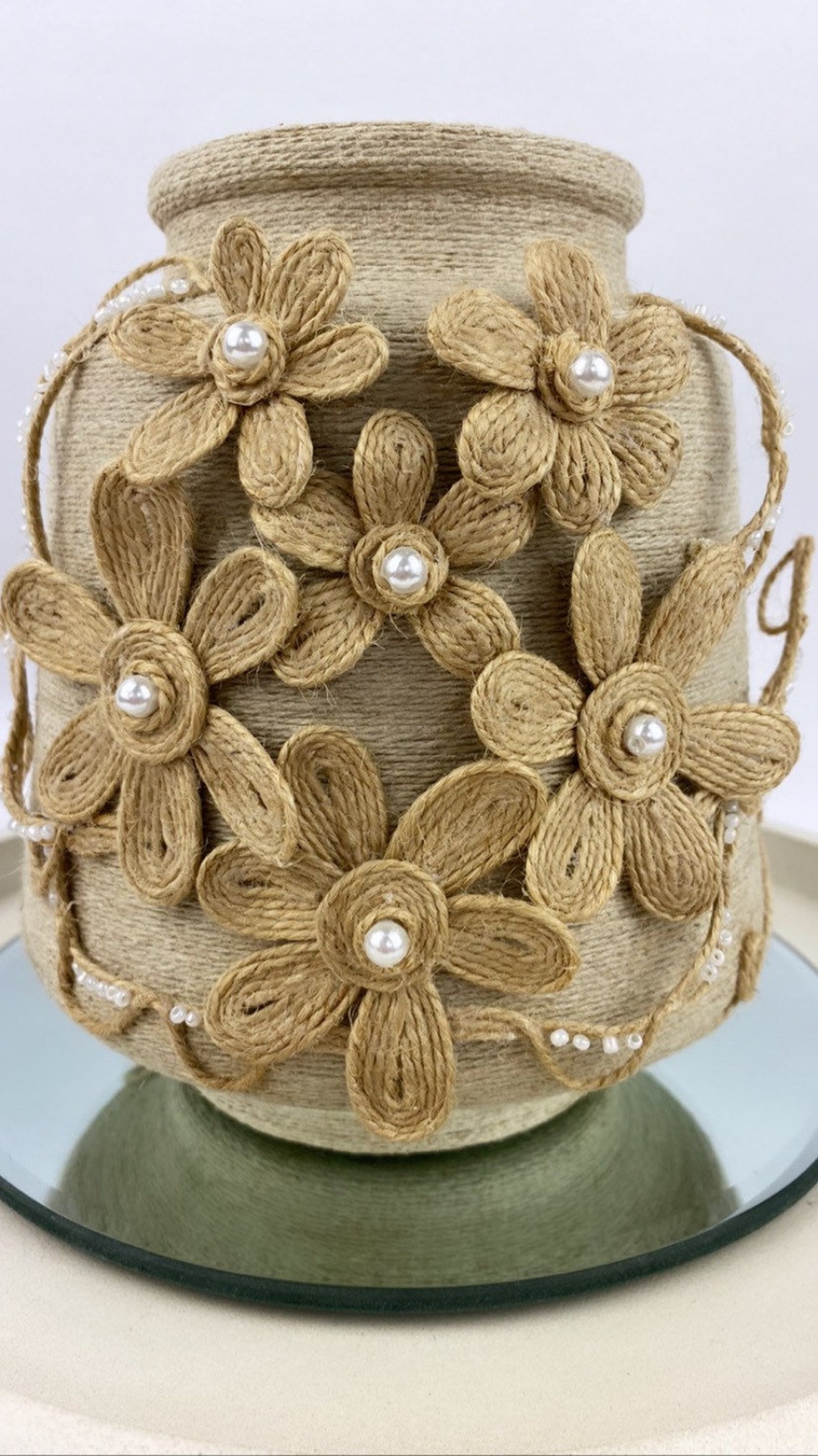Linen Vase - Etsy