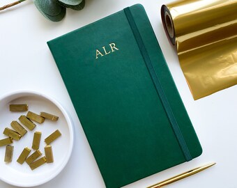 Vegan Leather Journal Notebook Personalized / Monogrammed | Etsy