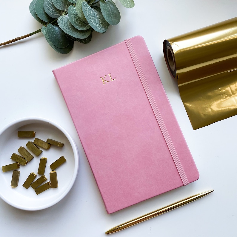 Vegan Leather Journal Notebook Personalized / Monogrammed - Etsy