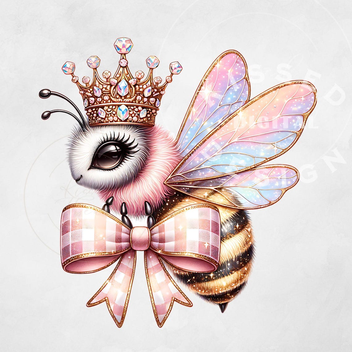 Queen Bee Png, Watercolour Queen Bee, Pink Bee, Bee Png, Bumble Bee Png ...