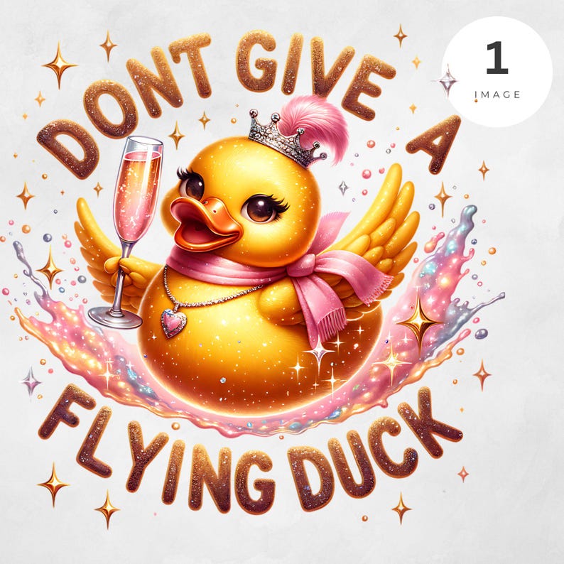 What the Duck PNG, Funny Rubber Duck Clipart, Sassy Cute Duck ...