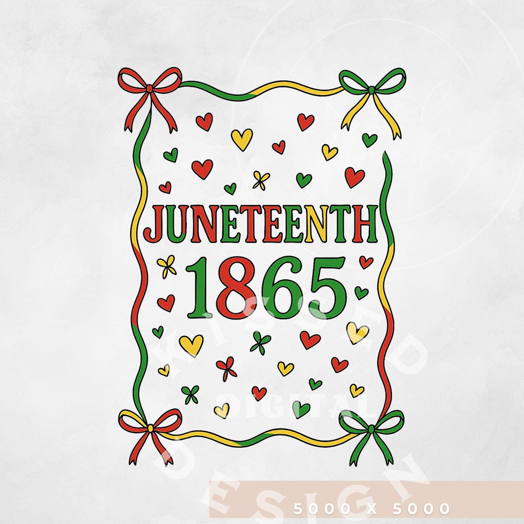 Juneteenth 1865 PNG, Juneteenth Clipart Shirt Sublimation, Juneteenth ...