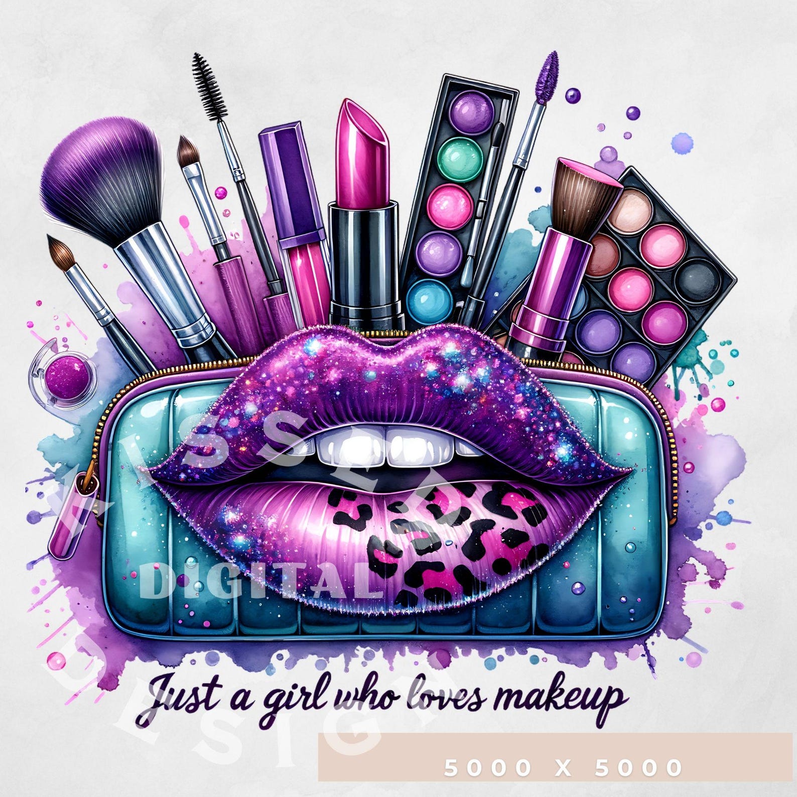 Just a Girl Who Loves Makeup PNG, Make up Artist Png, Lipstick Png ...