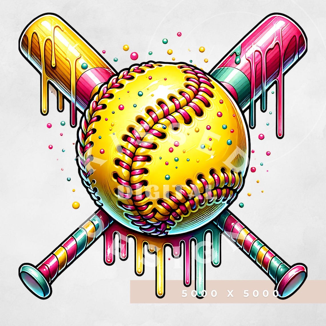 Softball Home Plate Ice Cream Drip PNG, Softball Sport Team Png ...