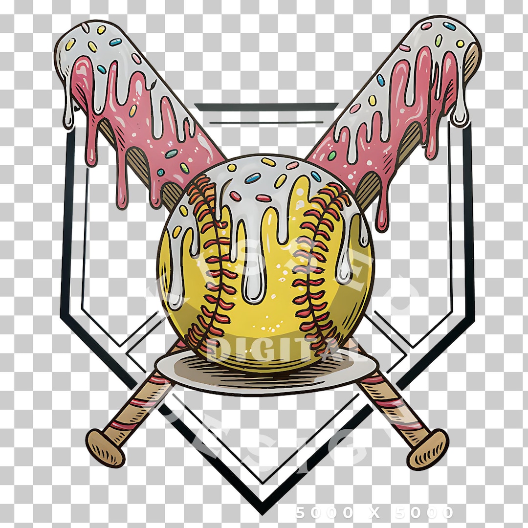 Softball PNG, Vintage Softball Png, Retro Softball Png, Softball Sport ...