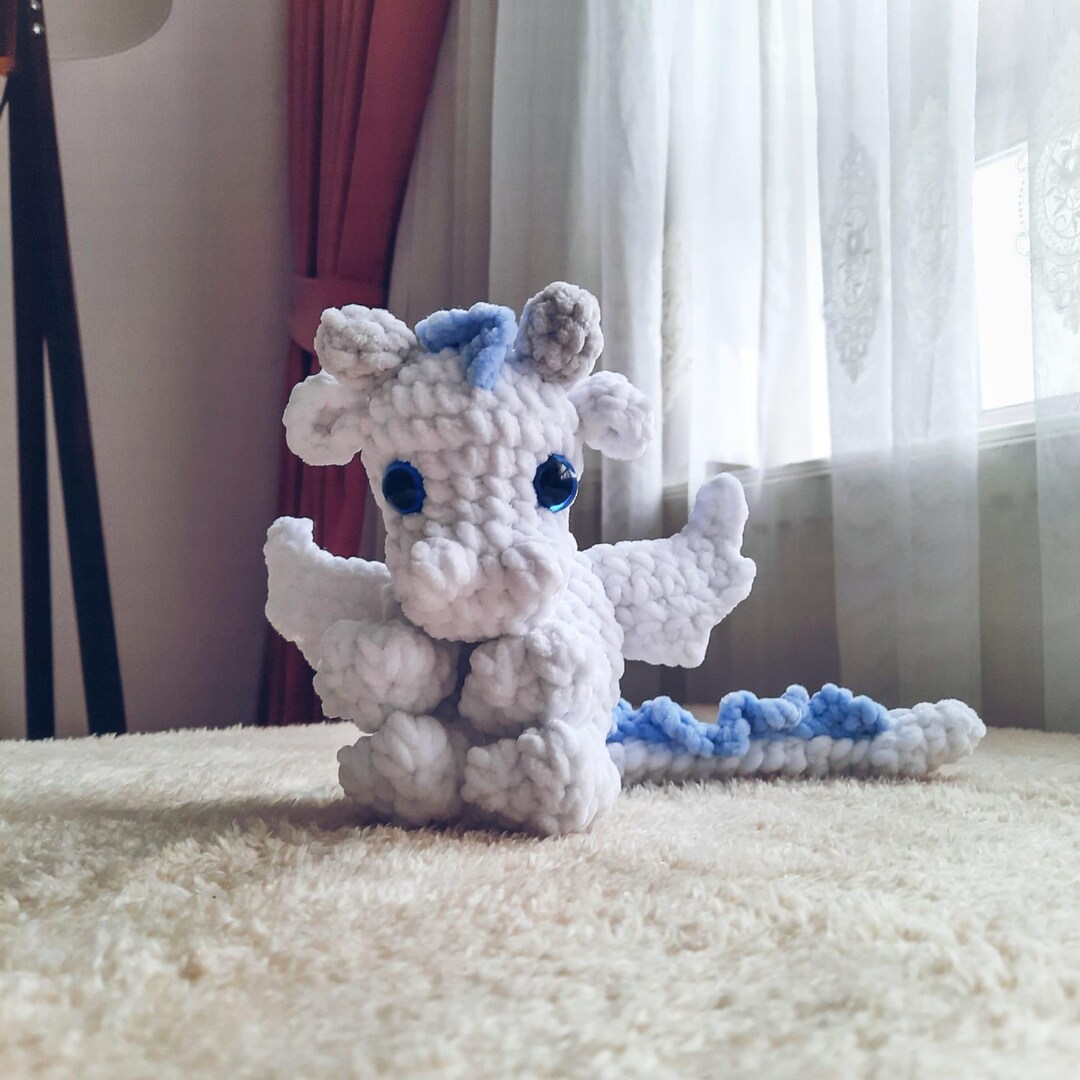 Amigurumi Dragon Pattern. Crochet Dragon Pattern. Amigurumi Plush ...