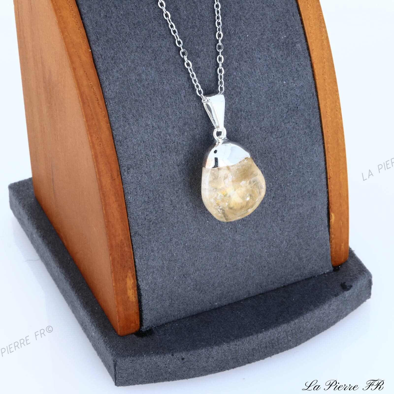 Citrine Pendant from Brazil Natural stone pendant Semi precious stone Natural stone jewelry