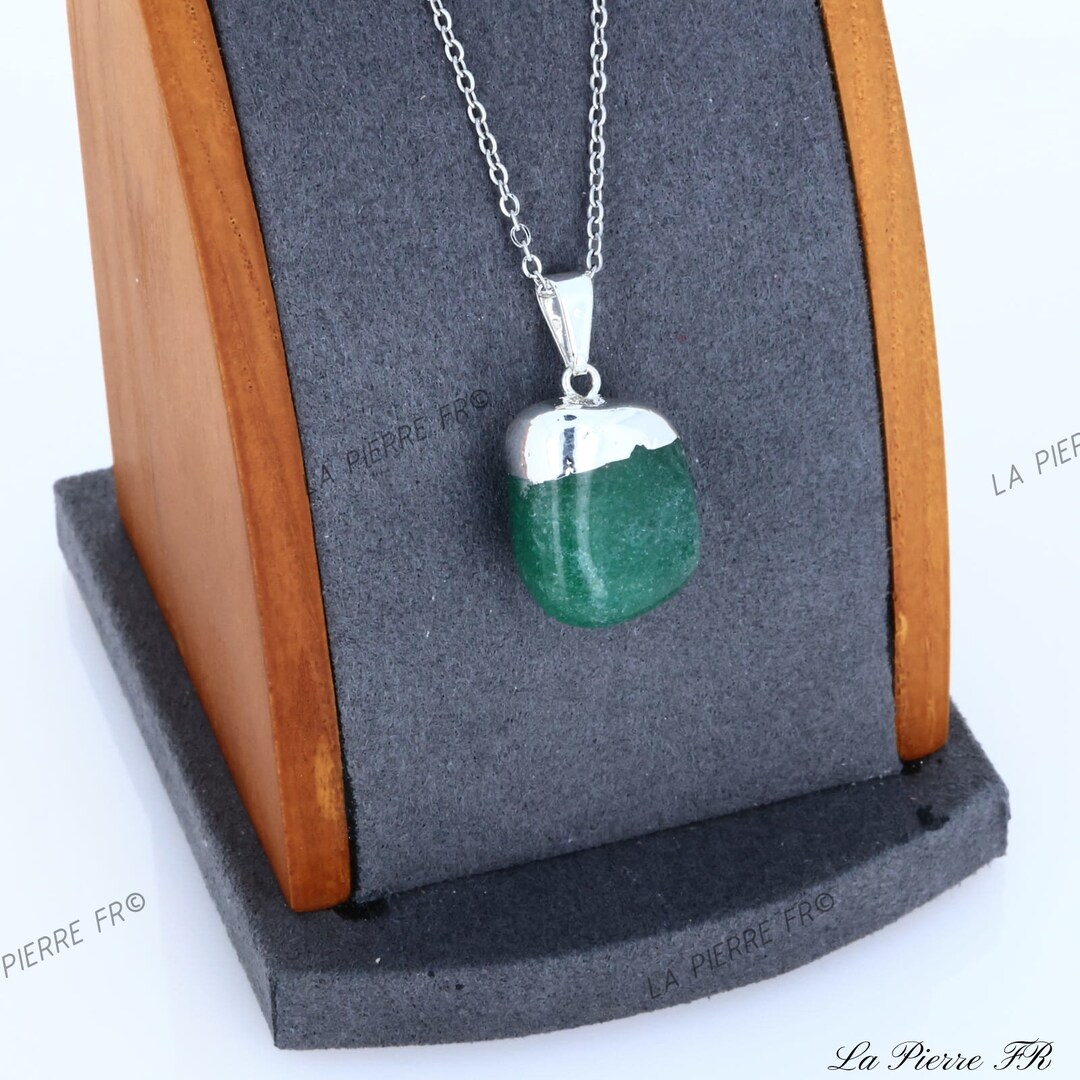 Green Aventurine Pendant From Brazil | Natural Stone Pendant | Stone ...