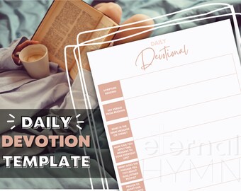 Devotion Template - Etsy