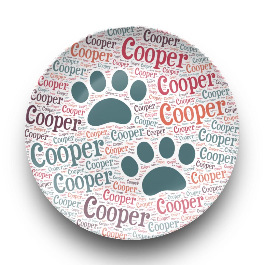 Personalized Dog Plate Custom Dog Plate, Personalized Pet Plate, Cat ...