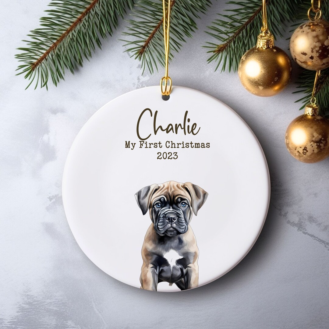 Cane Corso Ornament 2023 Cane Corso Christmas Ornament Cane Corso Gifts ...