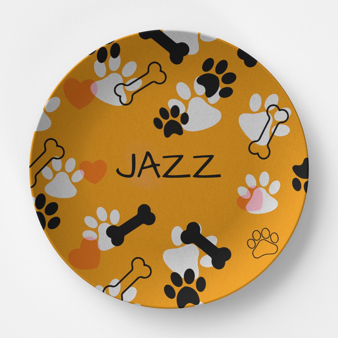 Custom Pet Plate: Personalized Dog or Cat Dining Plate - Etsy