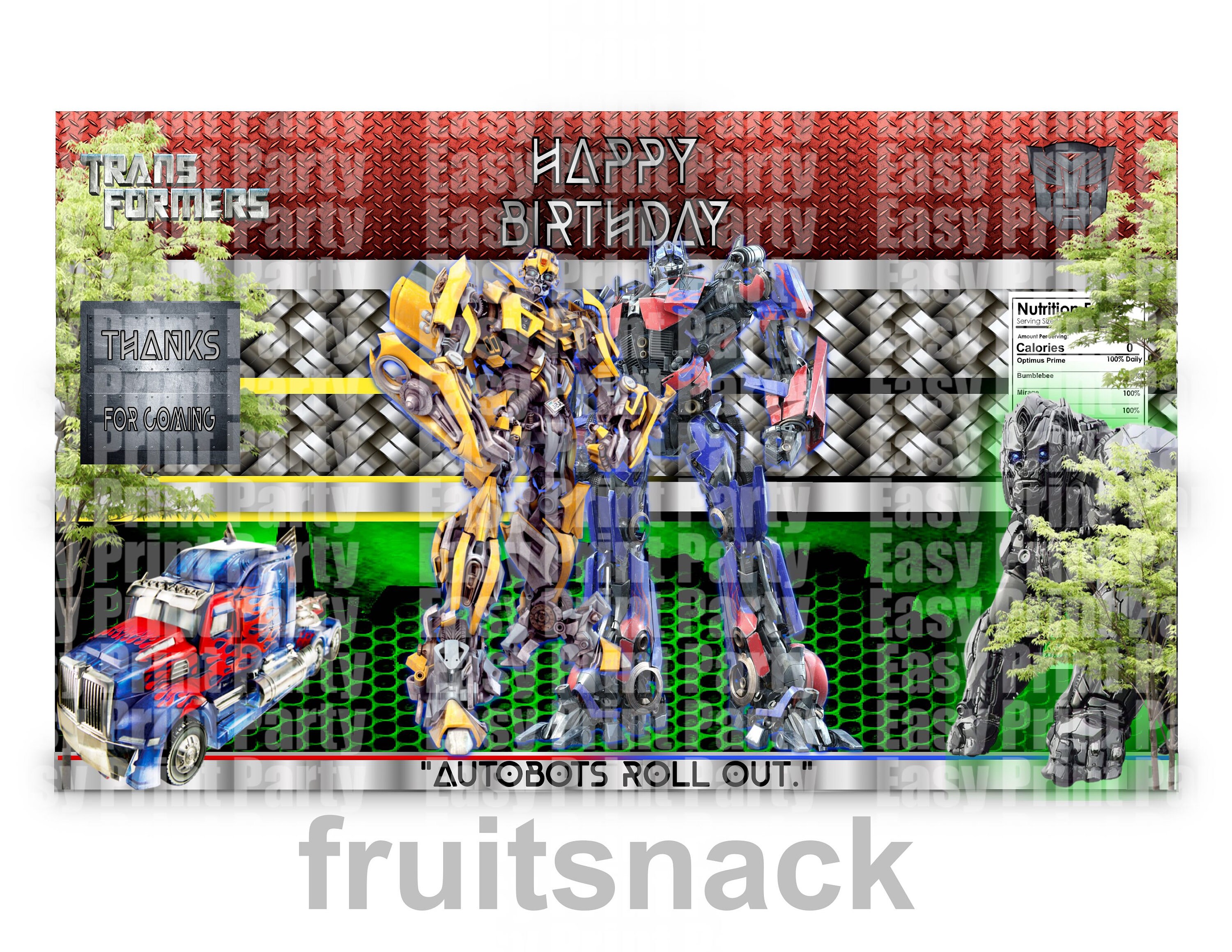 Transformers Fruitsnack Printable| Transformers Fruit Snack Printable ...