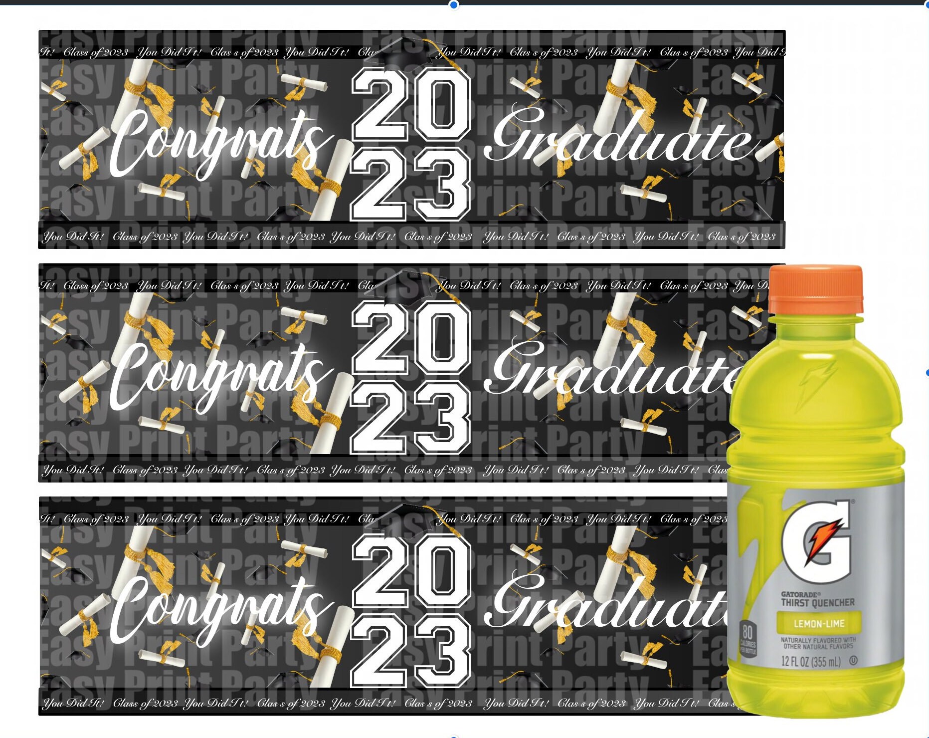 Yellow Gatorade Mini