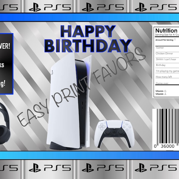 Ps5 Party Invitation - Etsy Australia