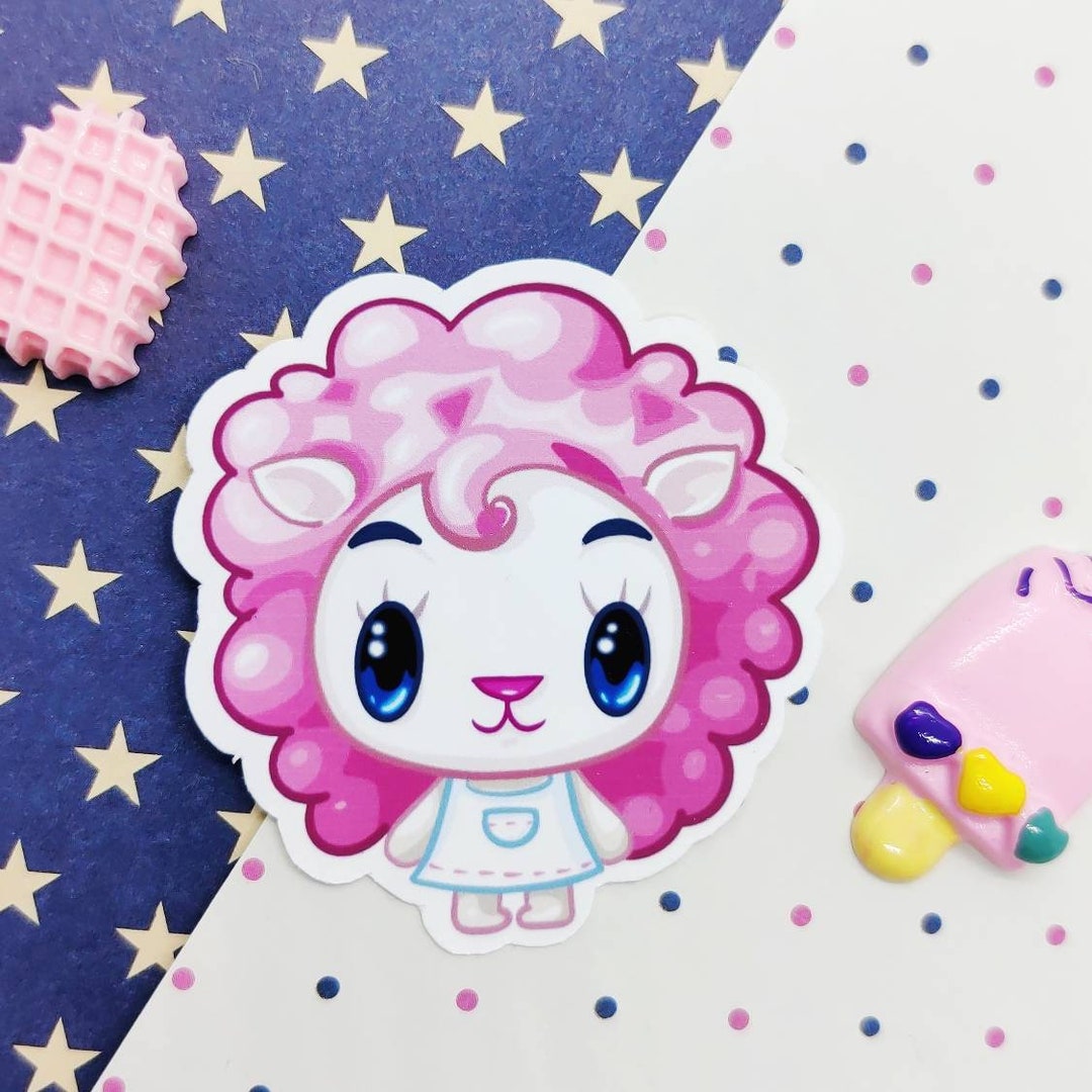 Chibi Sheep Sticker | Waterproof - Etsy