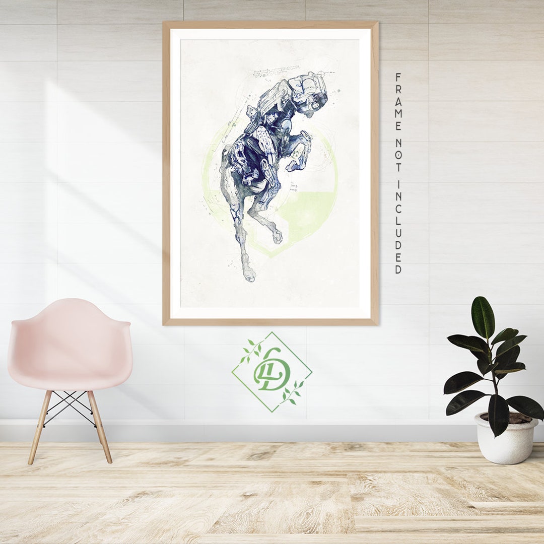 Horizon Zero Dawn Strider Blueprint Art Print - Etsy