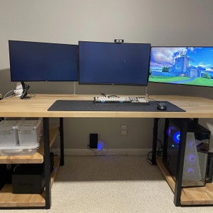 Custom Butcher Block Desk - Walnut Custom Made With Sustainably Sourced ...