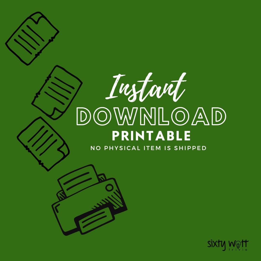 Shrek | Trivia | Quiz | Party Games - Etsy