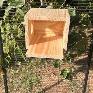 Cute and Cozy Critter Hideout/house for Chinchillas, Rats, Birds, Degu ...