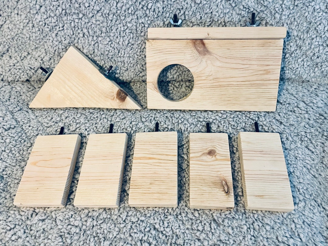 7 Piece Kiln Dried Pine Ledge Set With Large Corner Ledge and Large ...