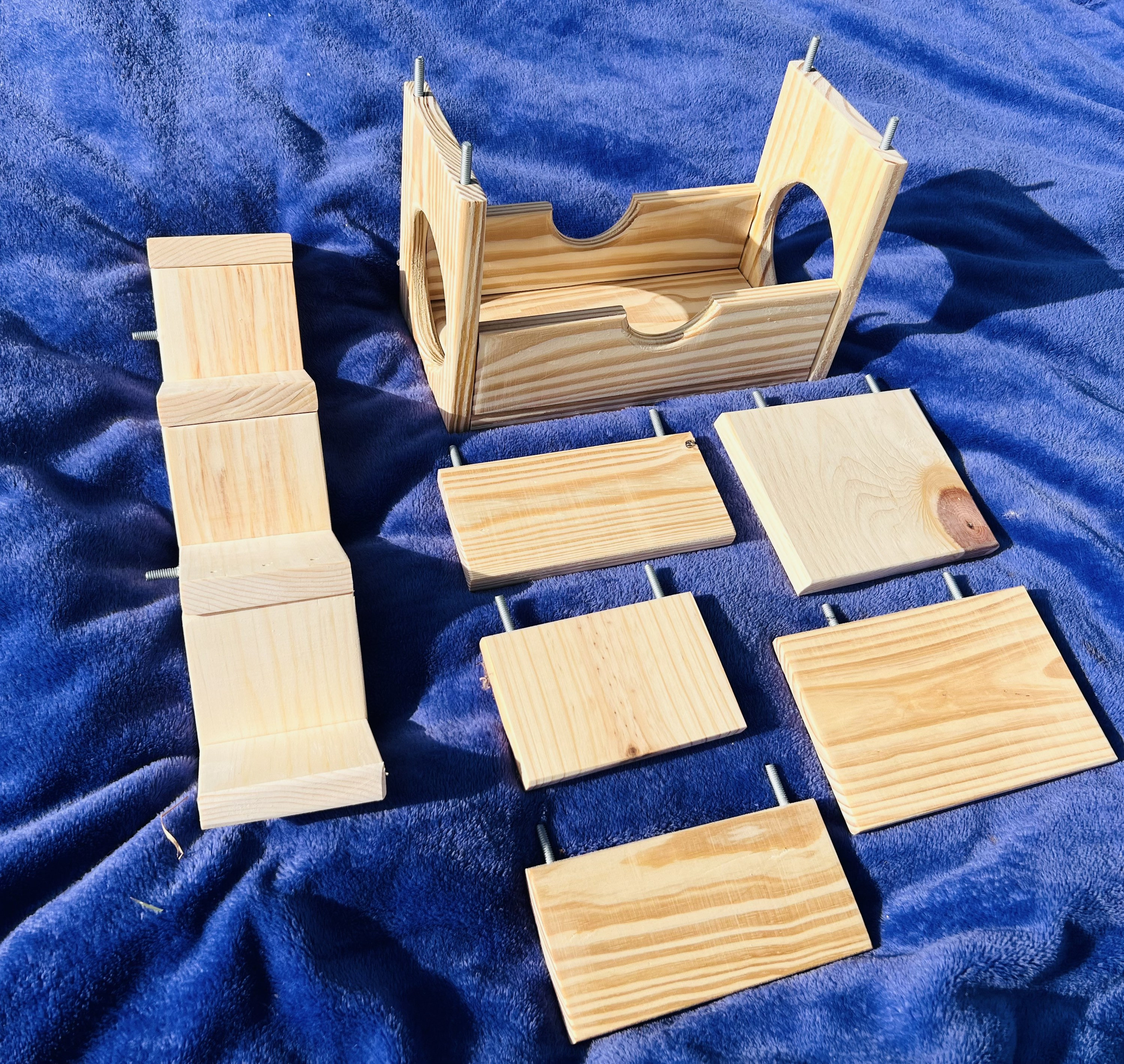 Critter Cage Bundle; Kiln Dried Pine Lanai Bridge, Stairs & Ledges - Etsy