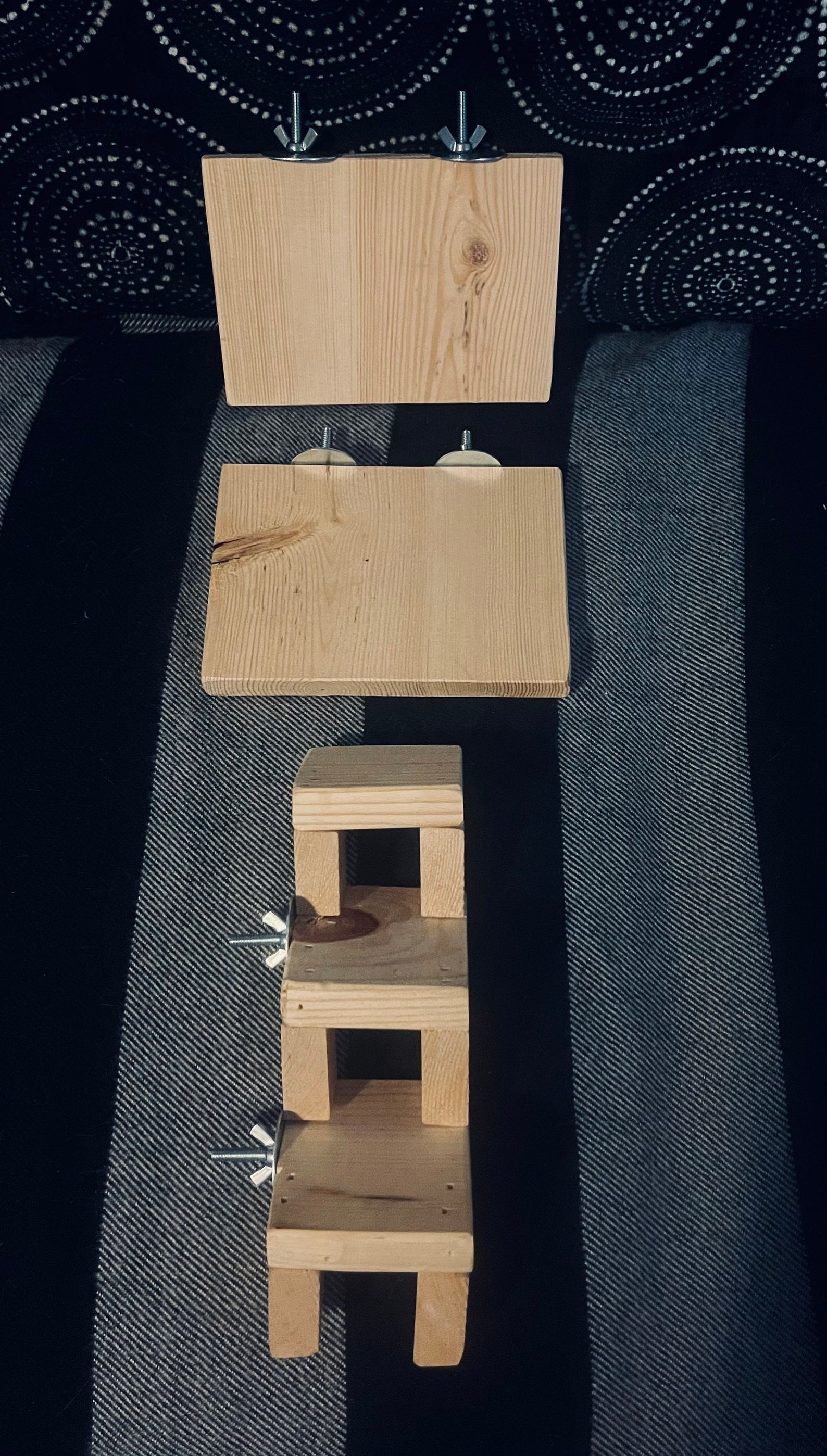 Chinchilla 6 Piece Kiln Dried Pine Ledge Set With Cozy Stairs | Etsy