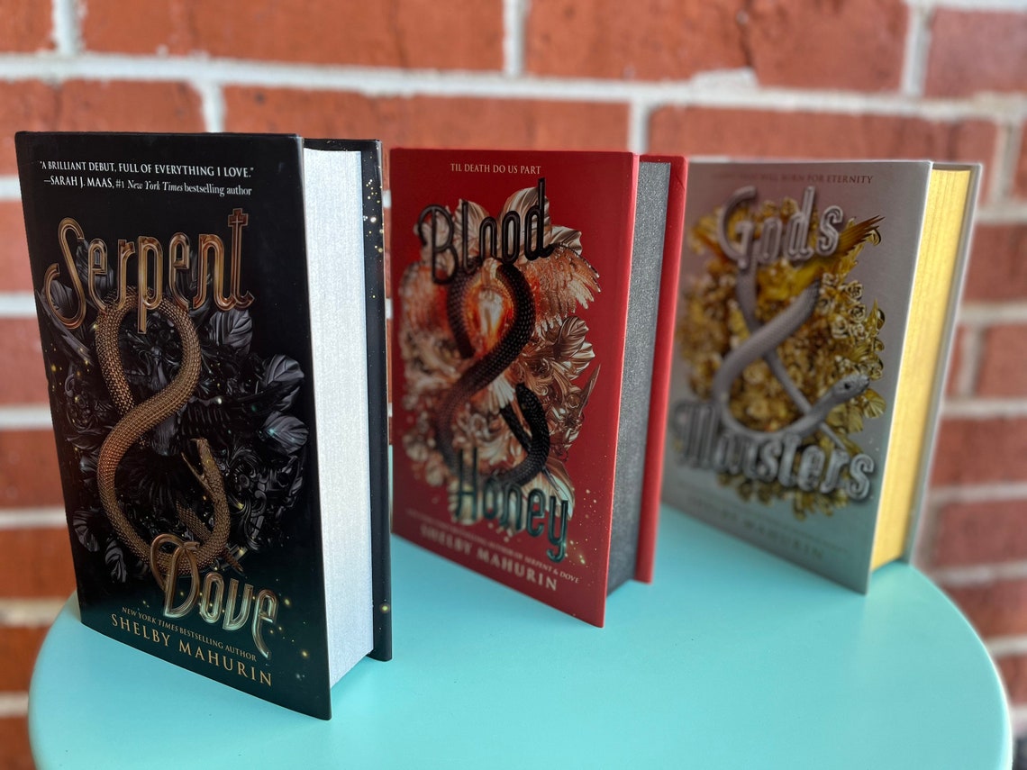 Serpent and Dove Trilogy With Painted Edges - Etsy