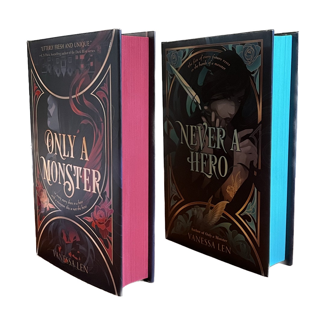 Only a Monster and Never a Hero Hardcovers With Painted Edges - Etsy