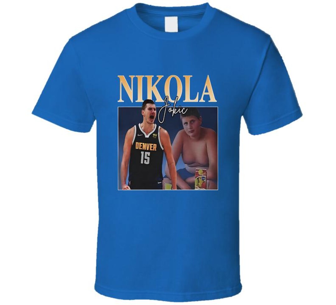 Nikola Jokic Funny Fat Kid Merch Apparel T Shirt - Etsy